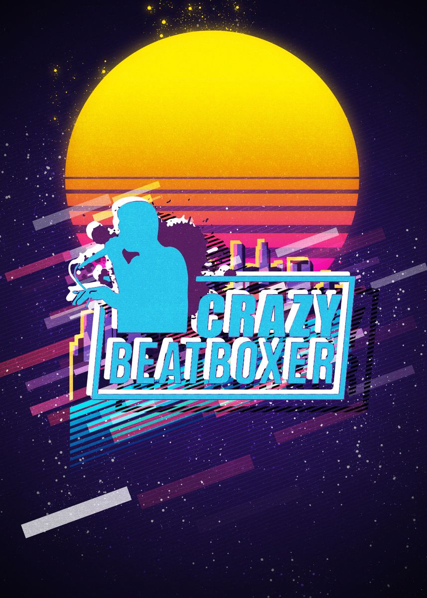 'Beatbox' Poster, picture, metal print, paint by Retro Nice Picture ...