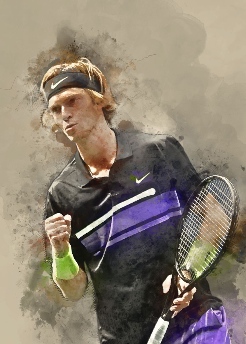 'Andrey Rublev' Poster, picture, metal print, paint by VEC Group | Displate