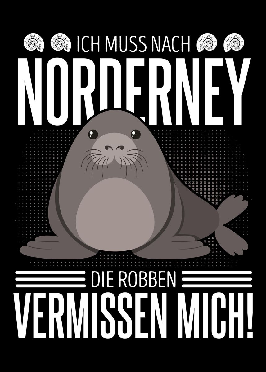 'Norderney' Poster, picture, metal print, paint by Hexor | Displate