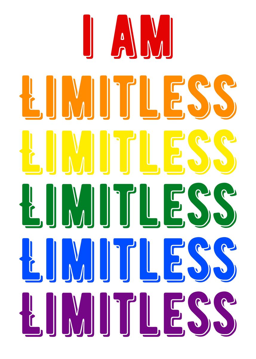 'I Am Limitless' Poster by Innersine | Displate