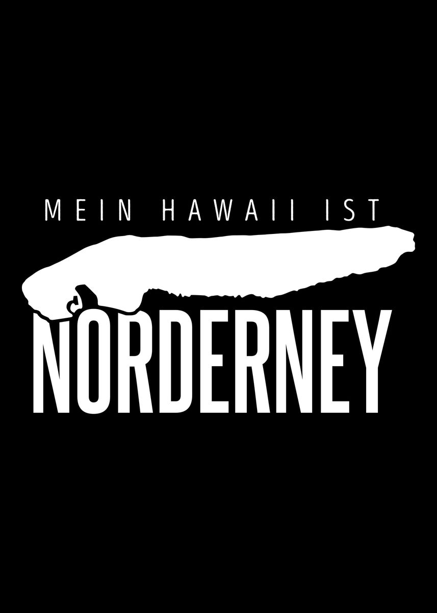 'Norderney' Poster, picture, metal print, paint by Hexor | Displate