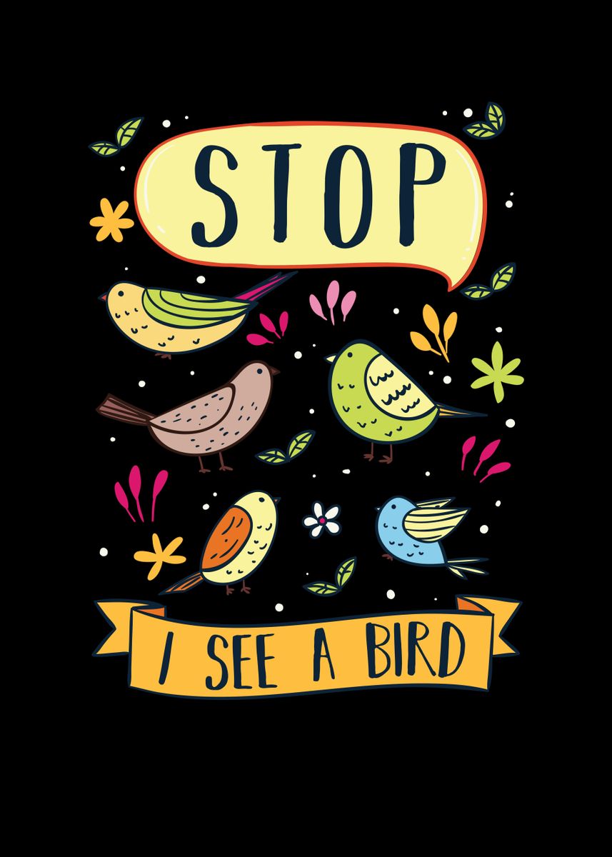 'Bird Watching' Poster by Shiva121 | Displate