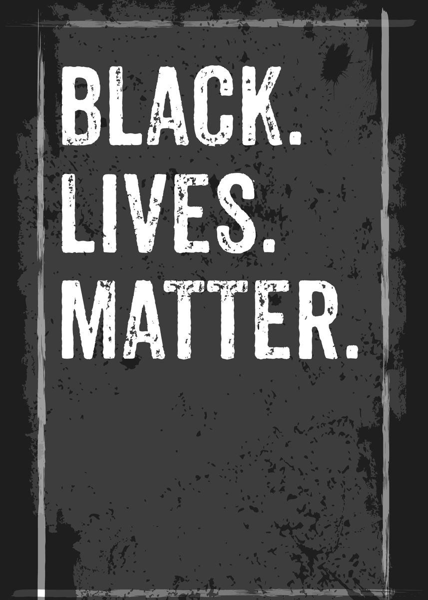 'Black Lives Matter BLM' Poster by OffPlate Designs | Displate