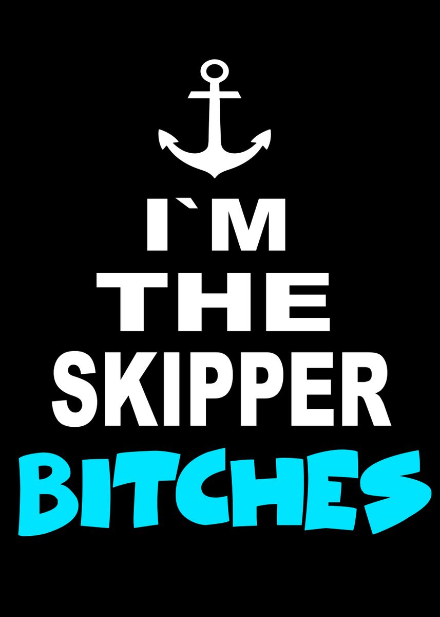 'Skipper' Poster, picture, metal print, paint by ZS C O M M E R C E ...