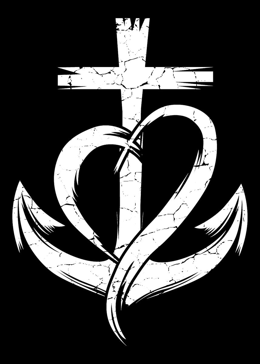 'Faith Christian And Religi' Poster, picture, metal print, paint by ...