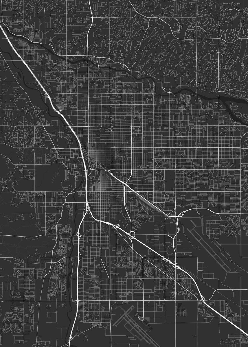 'Tucson USA Map' Poster by GraphicalMaps | Displate