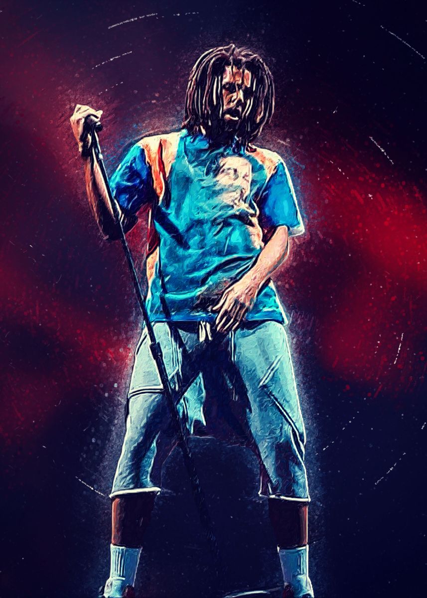 'J COLE' Poster by Masahiro Art | Displate