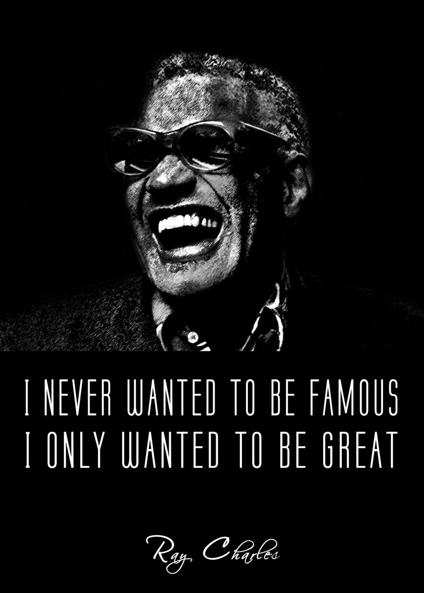 'Ray Charles' Poster, picture, metal print, paint by DesignerMind ...