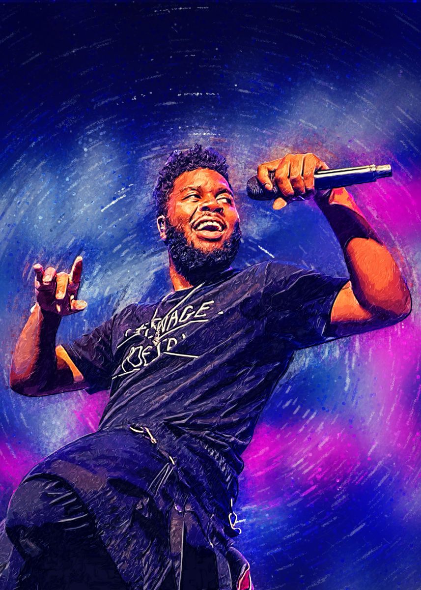 'KHALID' Poster, picture, metal print, paint by Masahiro Art | Displate