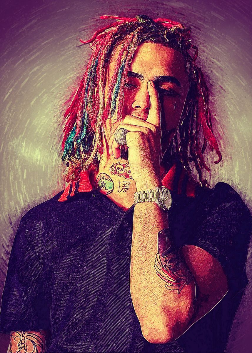 'LIL PUMP' Poster, picture, metal print, paint by Masahiro Art | Displate