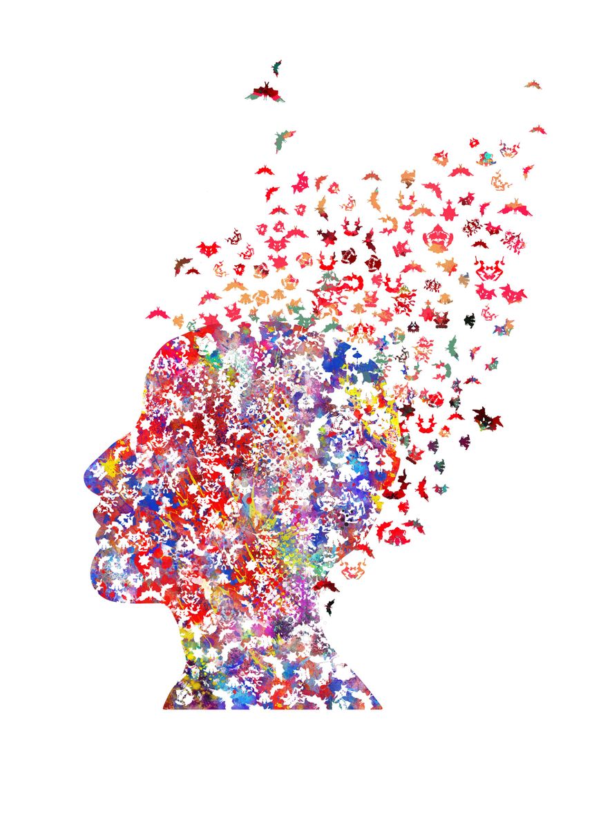 'Mind and psychology ' Poster, picture, metal print, paint by ...