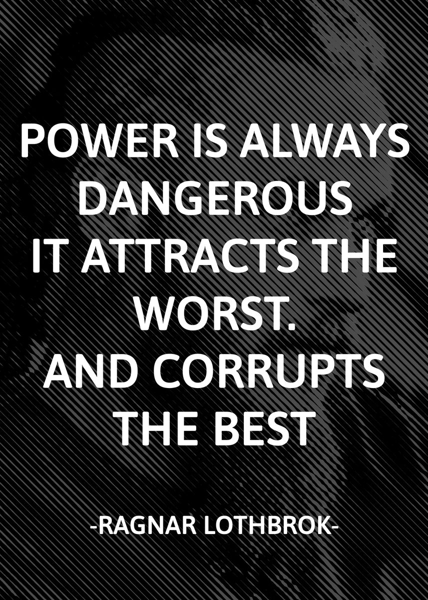 'Quotes Ragnar Lothbrok' Poster by Roni Aji Pratama | Displate