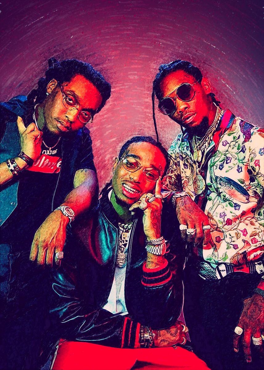 'MIGOS' Poster, picture, metal print, paint by Masahiro Art | Displate