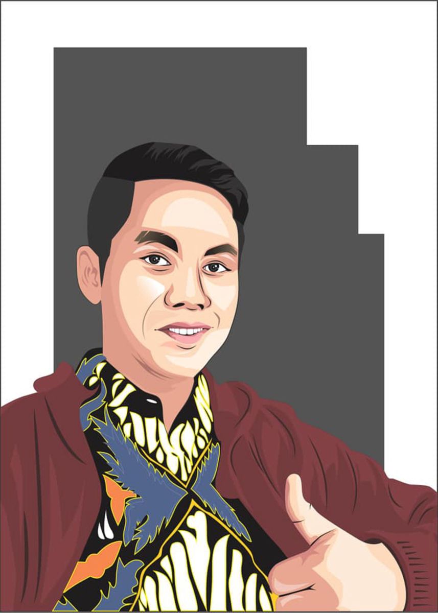 'batik man cool' Poster, picture, metal print, paint by DheYa Art ...