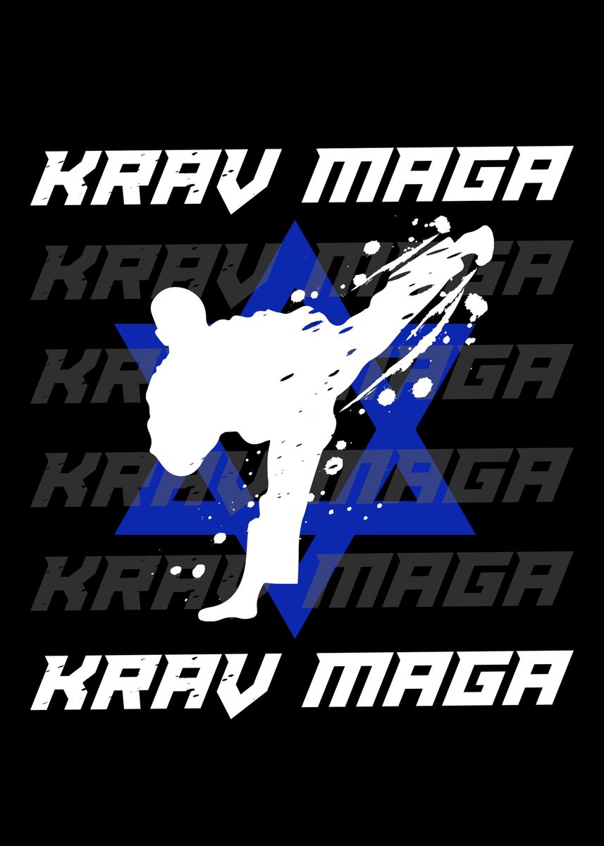 'Krav Maga Self Defense Ins' Poster, picture, metal print, paint by ...