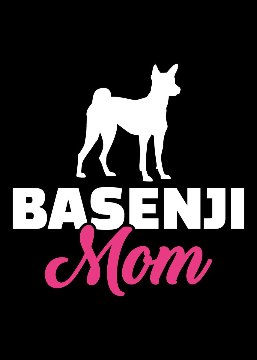 'Basenji' Poster, picture, metal print, paint by Designzz | Displate