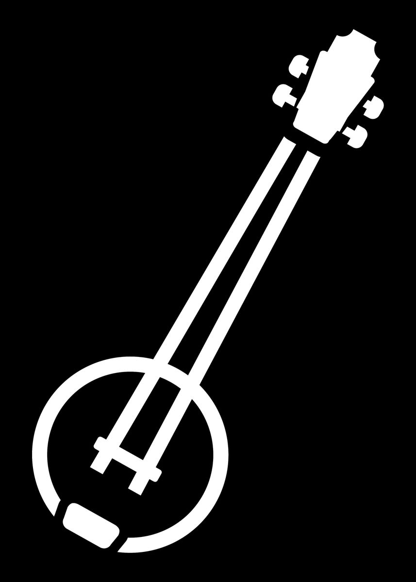 'Banjo' Poster, picture, metal print, paint by Designzz | Displate