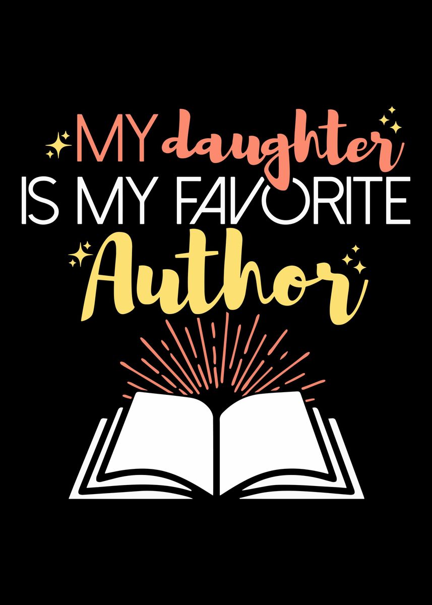 'author book writer' Poster by Sebastian Wünsche | Displate