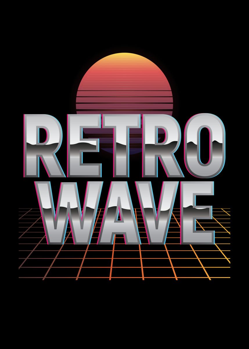 'Retrowave Synthesizer Dj' Poster, picture, metal print, paint by Mooon ...