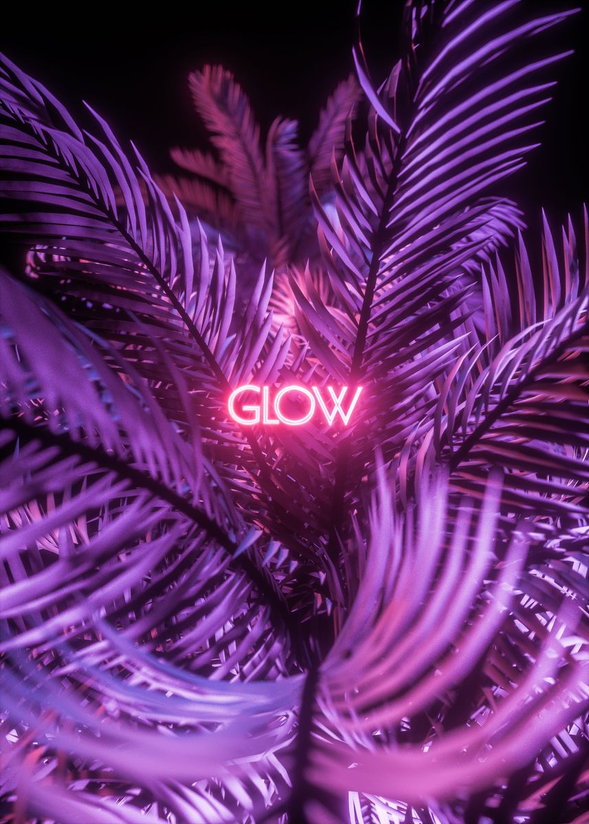 'Glow' Poster, picture, metal print, paint by Madventure Games | Displate