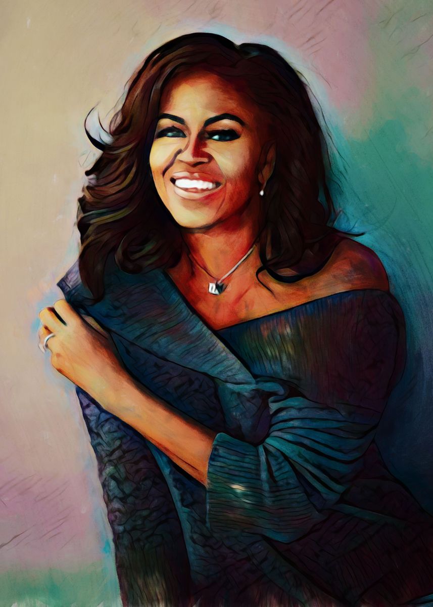 'First Lady' Poster, picture, metal print, paint by Aivaras Grauzinis ...