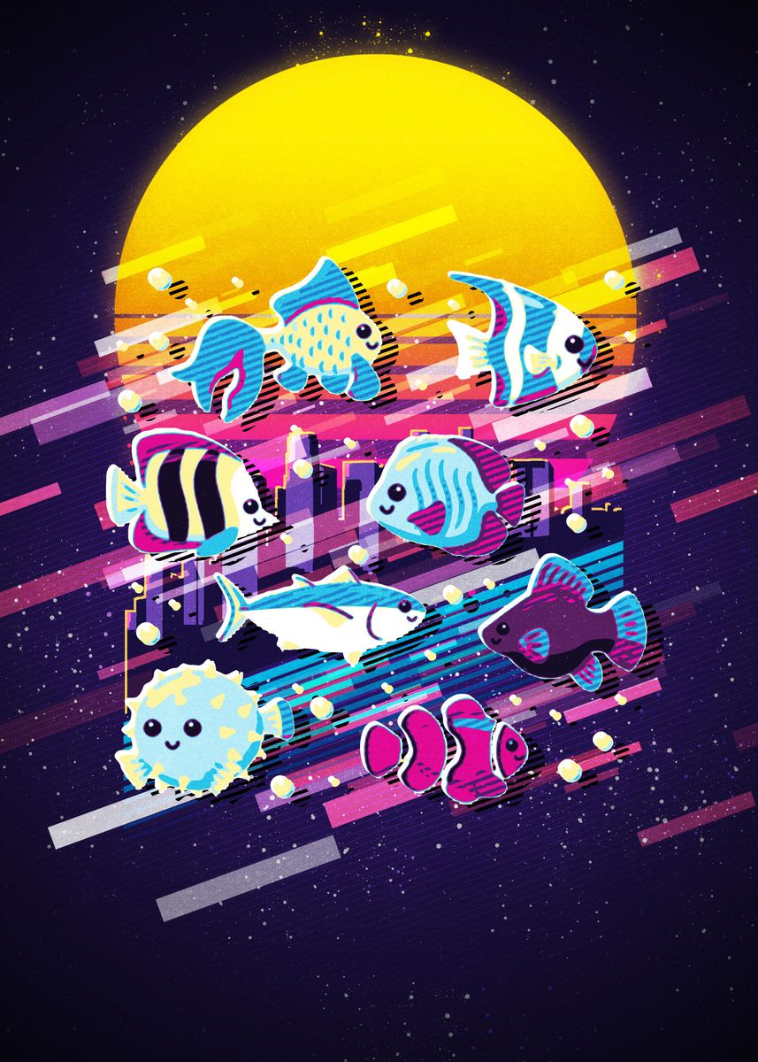 'fish' Poster by gillpa | Displate