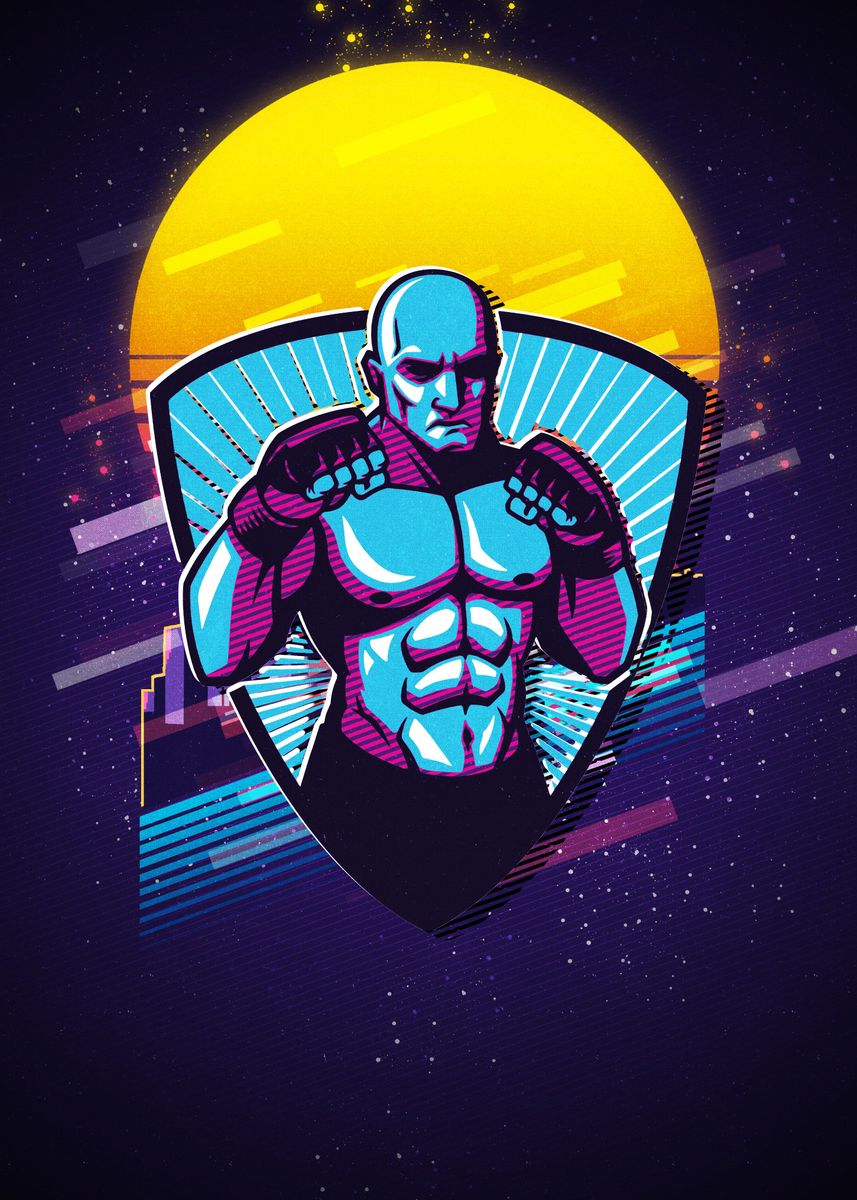 'fighter' Poster, picture, metal print, paint by colongreer | Displate