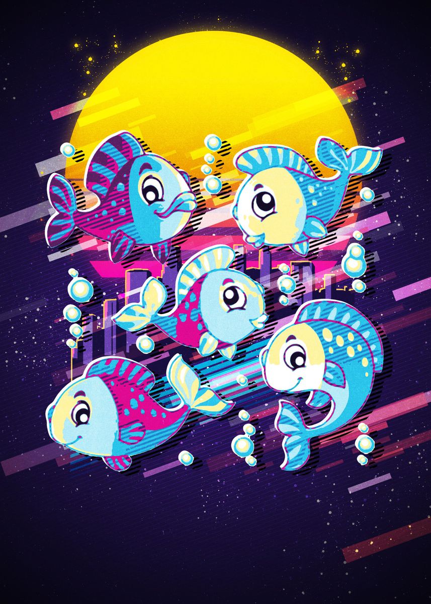 'fish' Poster by gillpa | Displate