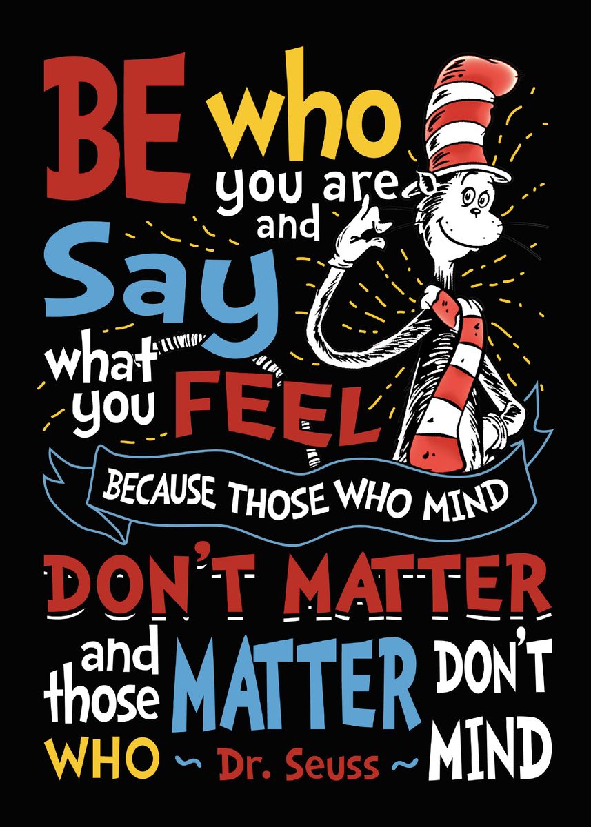 'Be Who You Are' Poster, picture, metal print, paint by Neon Moon ...