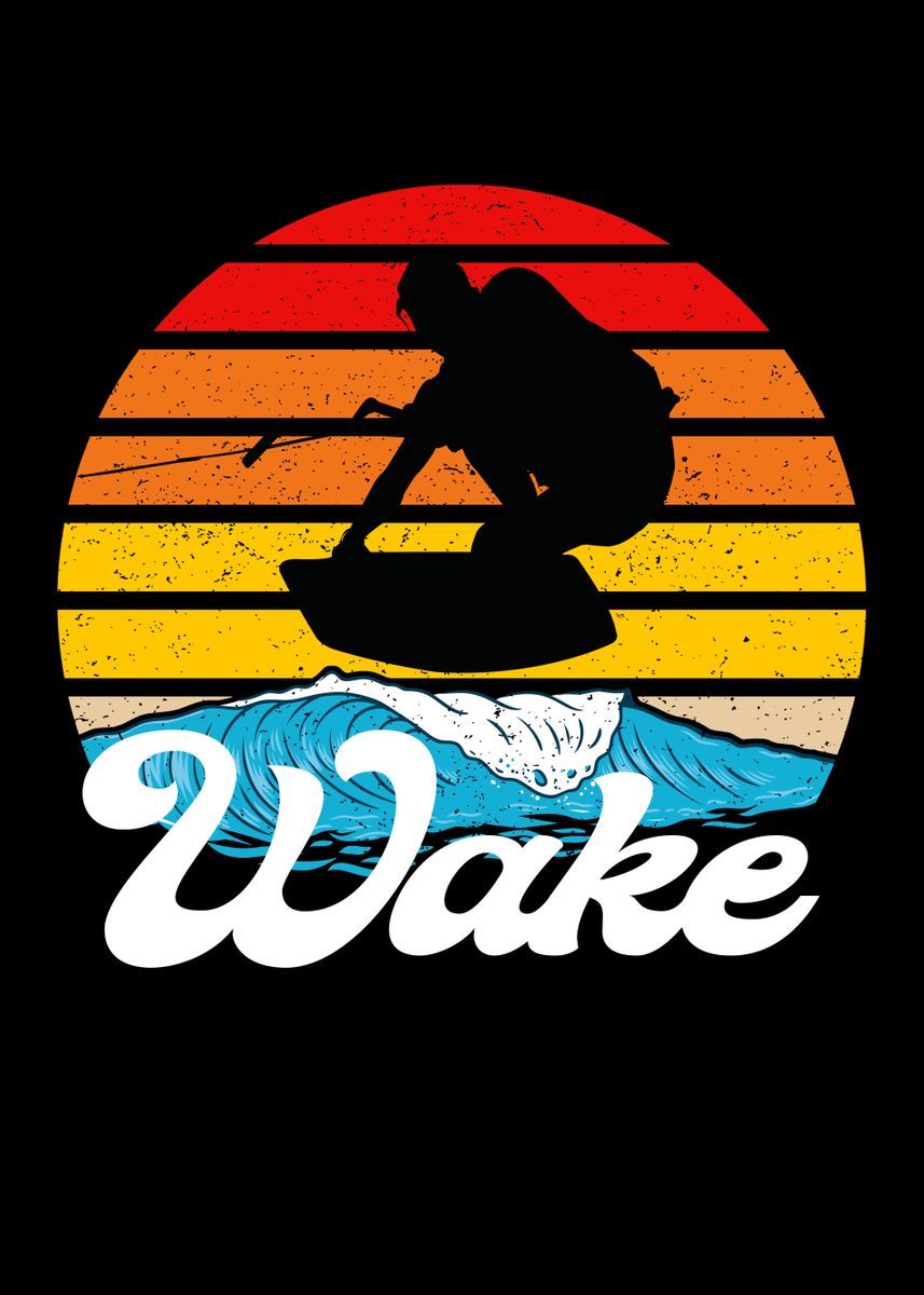 'Wakeboard' Poster by ZS C O M M E R C E | Displate
