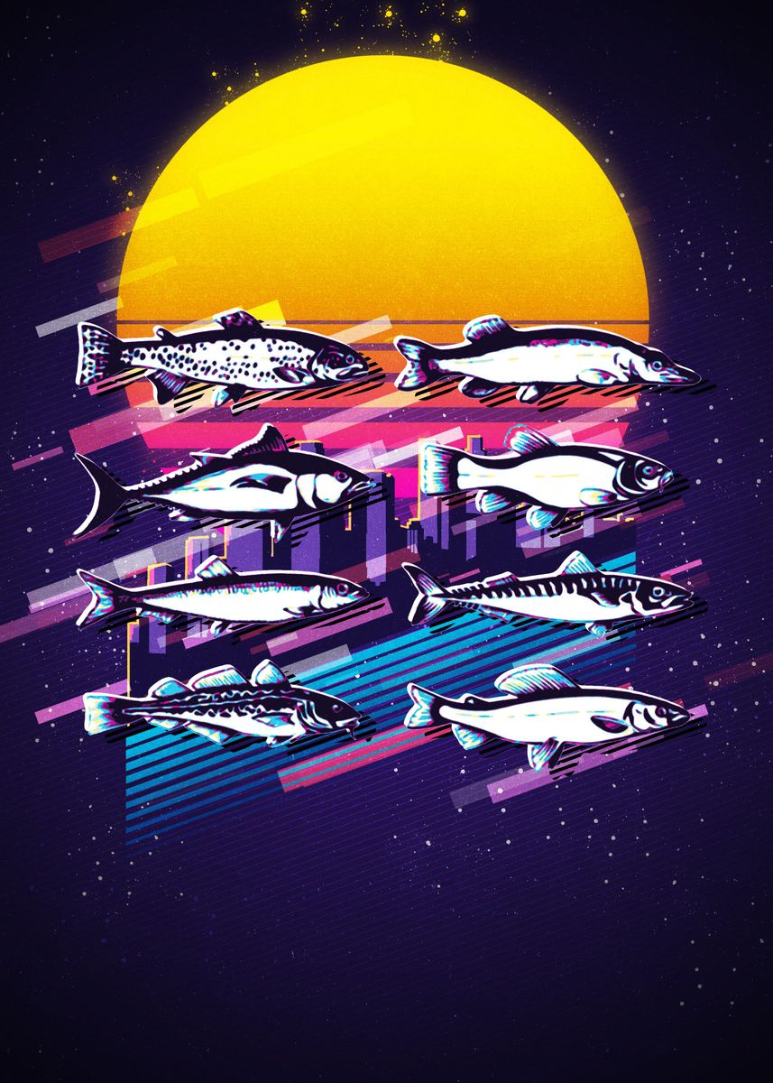 'fish' Poster by gillpa | Displate