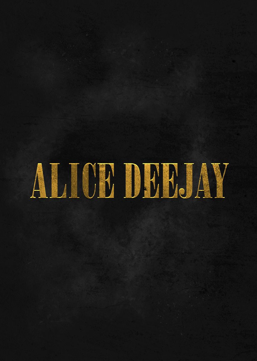 'Alice Deejay van Diepen' Poster, picture, metal print, paint by erwin ...