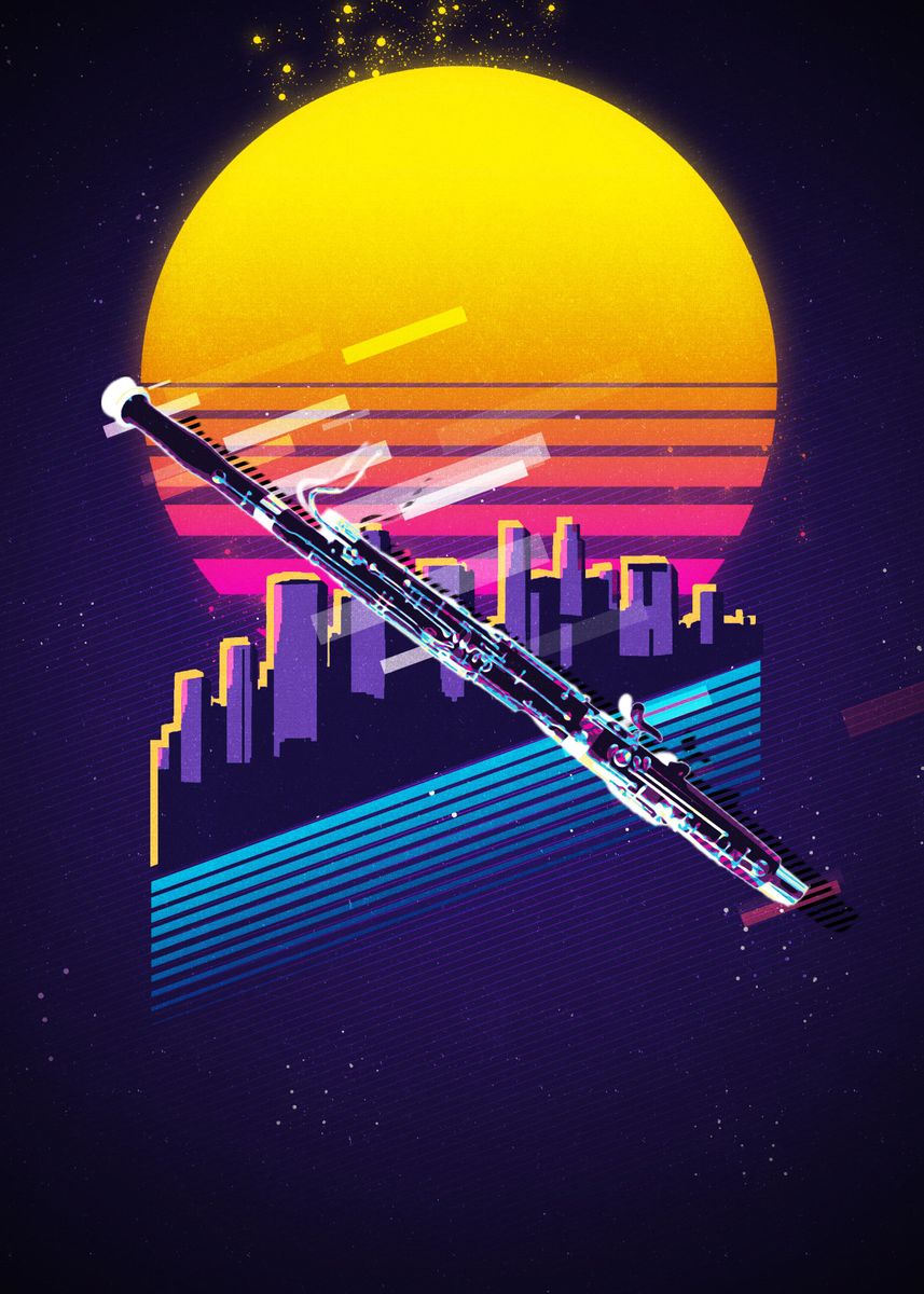 'Flute' Poster, picture, metal print, paint by Kazmierczak | Displate