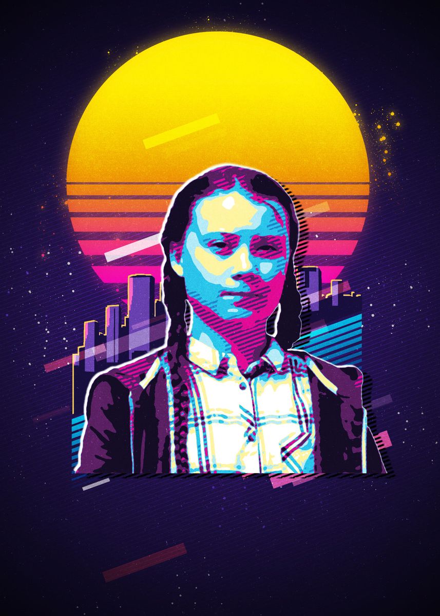 'Greta Thunberg' Poster, picture, metal print, paint by gillpa | Displate