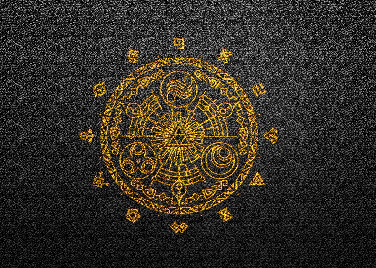 'Gate of Time Zelda ' Poster by Aurora art work | Displate