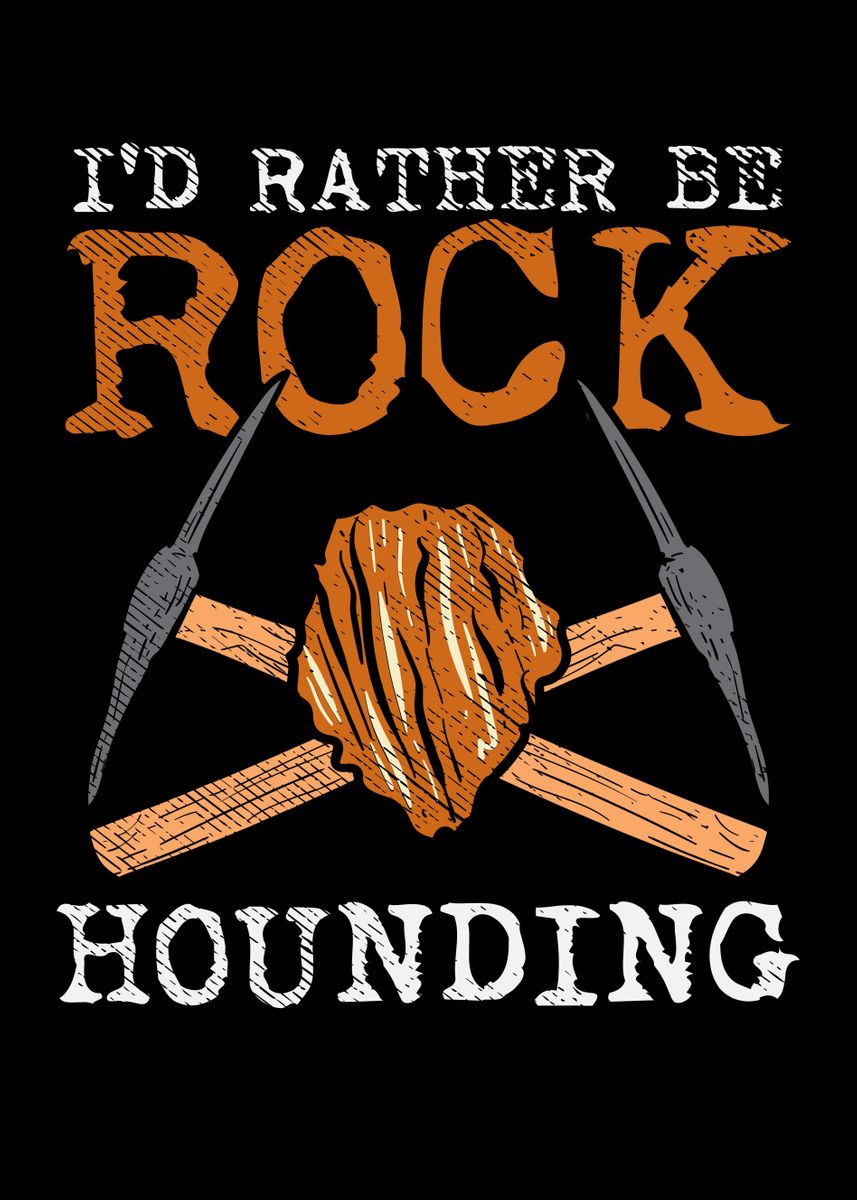 'Rock Hounding' Poster, picture, metal print, paint by Shiva121 | Displate