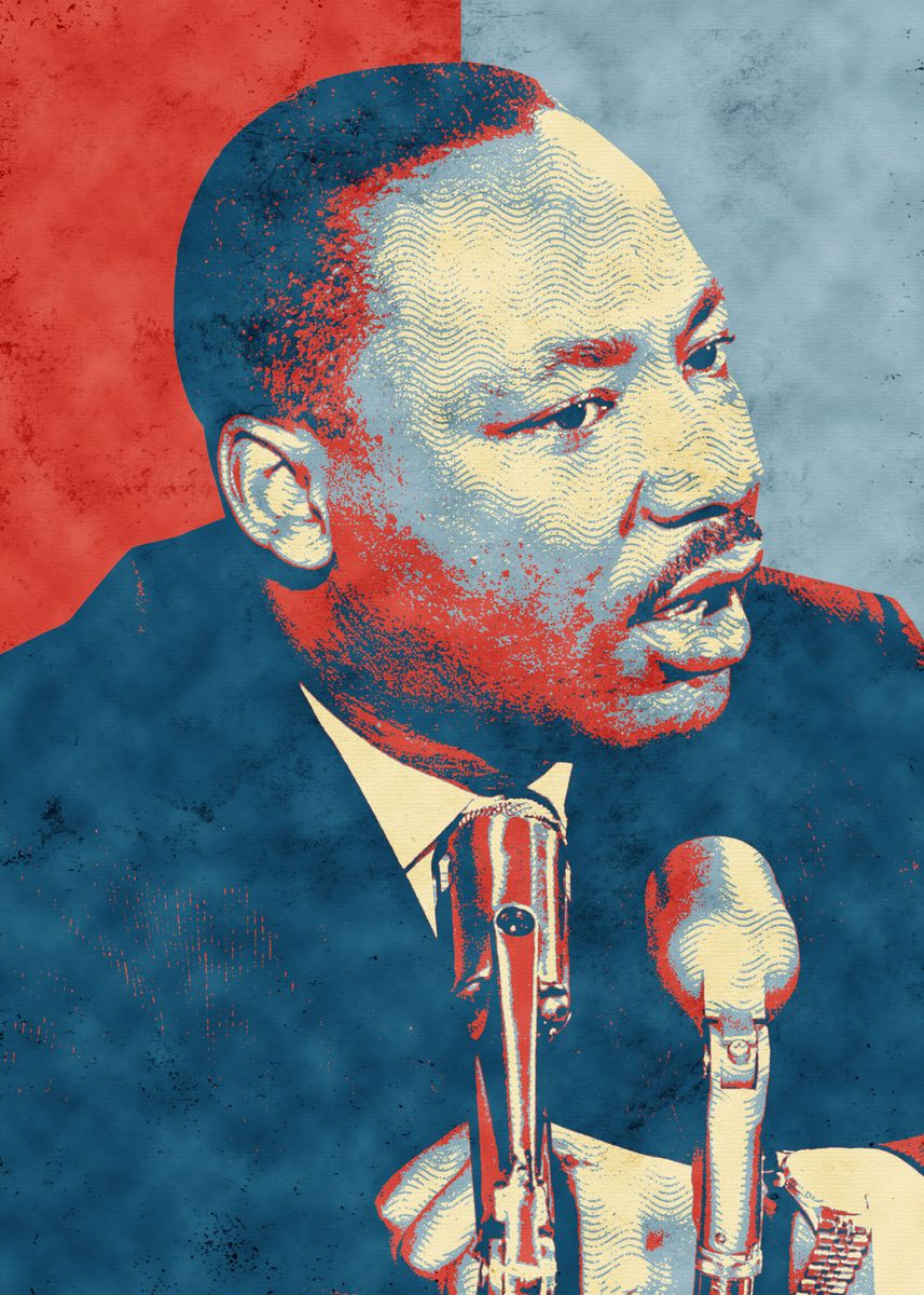 'Martin Luther King Jr' Poster, picture, metal print, paint by Izmo ...