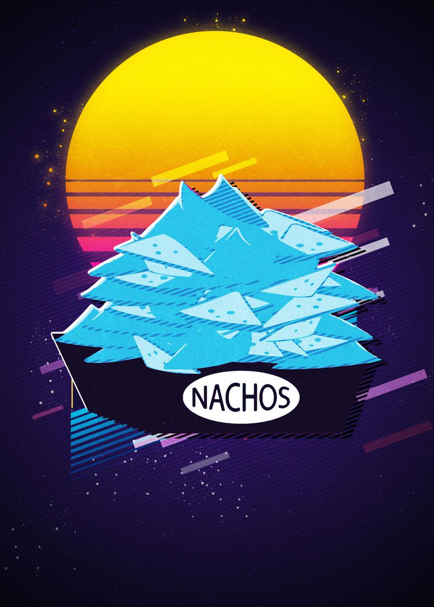 'nacho' Poster, picture, metal print, paint by copeland | Displate
