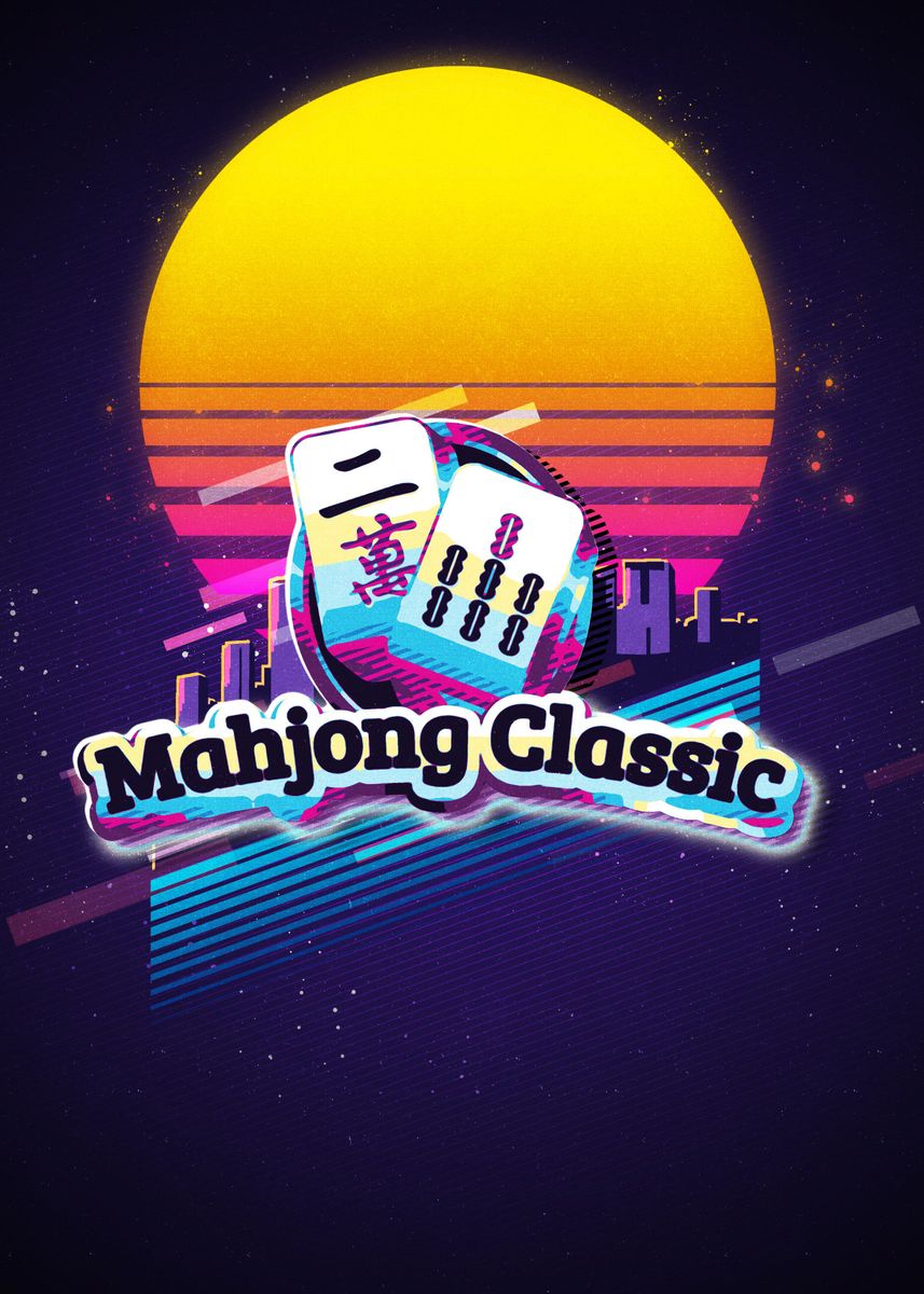 'mahjonglogo4' Poster by Y BAI 21 | Displate