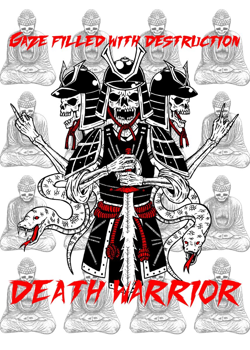'Death warrior ' Poster, picture, metal print, paint by Nanu Nano ...
