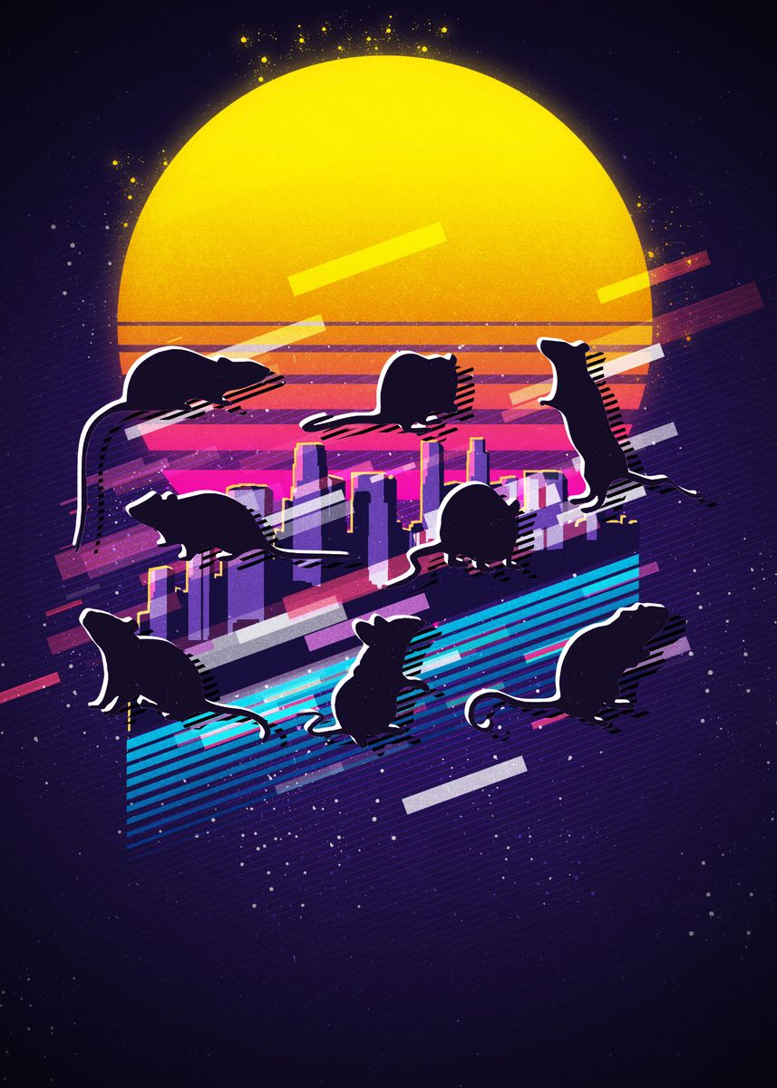 'Mice' Poster by french | Displate