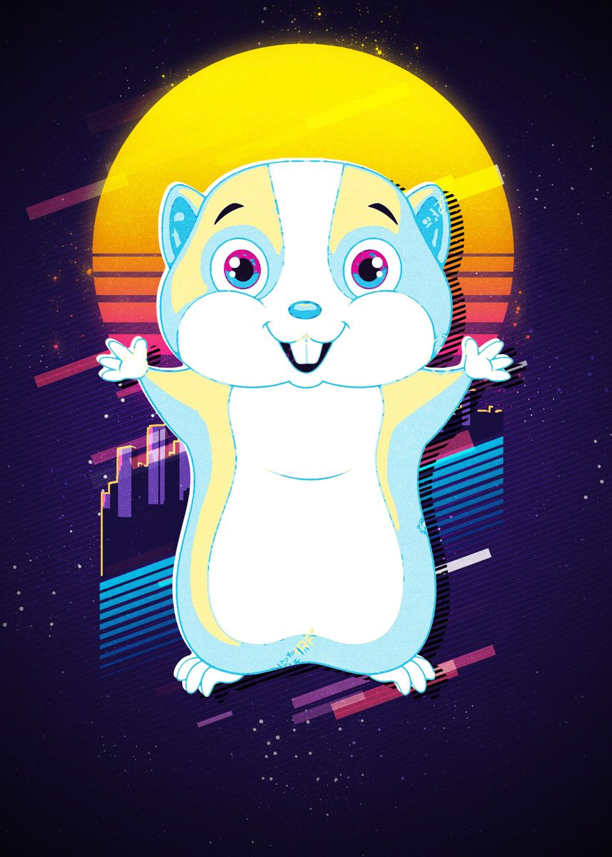'Hamsters' Poster by Kazmierczak | Displate