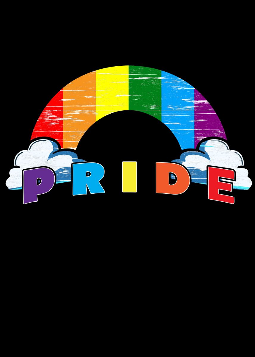 'Pride Rainbow' Poster, picture, metal print, paint by ZS C O M M E R C ...