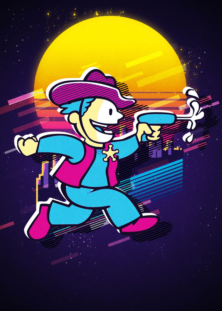 'guns' Poster, picture, metal print, paint by gillpa | Displate