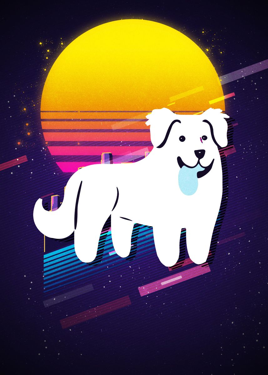 'Great Pyrenees' Poster, picture, metal print, paint by colongreer ...