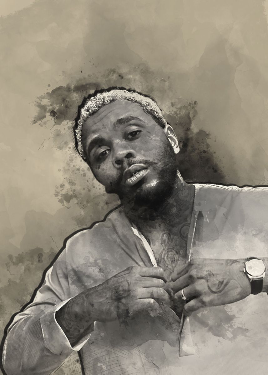'Kevin Gates' Poster, picture, metal print, paint by DTW GROUP | Displate