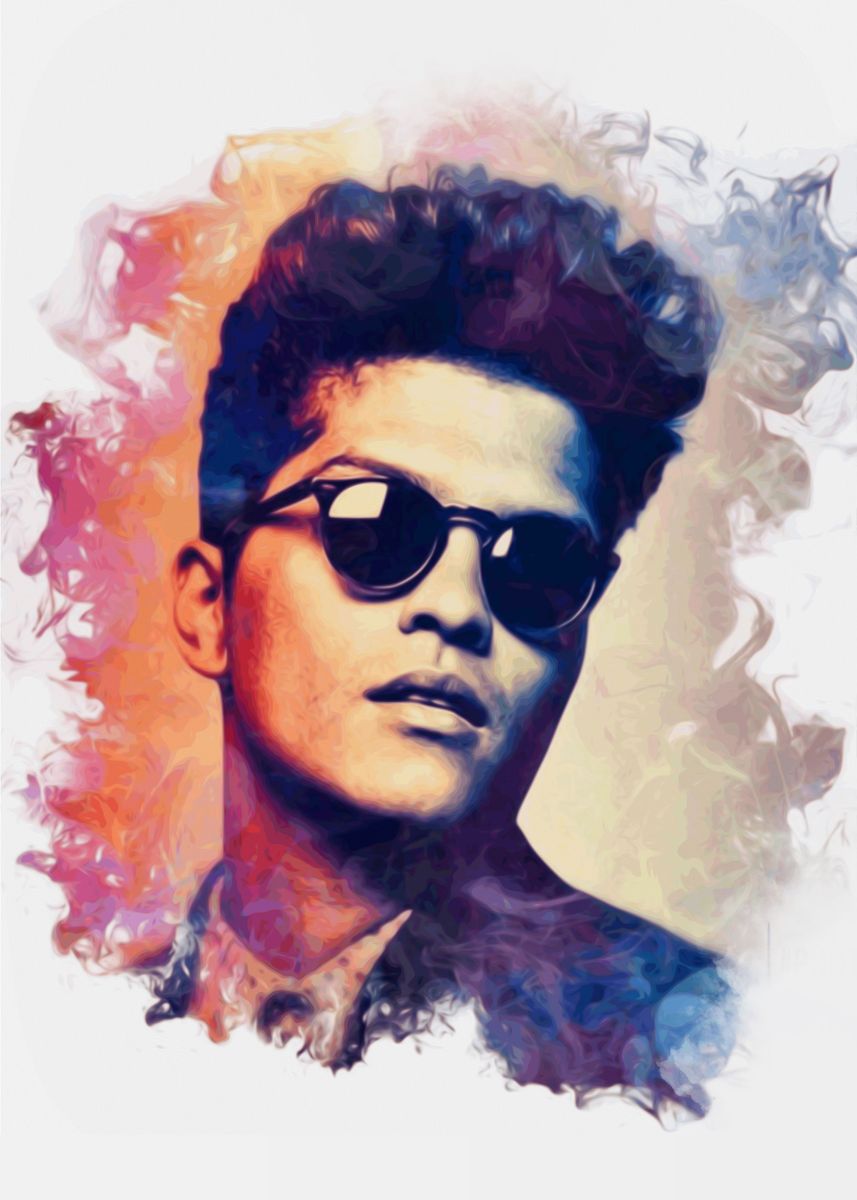 'Bruno Mars' Poster by Miracle Studio | Displate