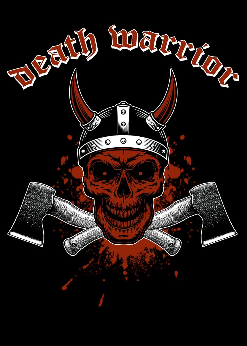 'death warrior 2 ' Poster, picture, metal print, paint by Nanu Nano ...