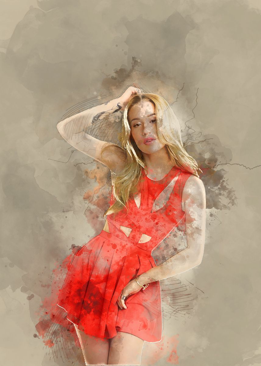 'Iggy Azalea' Poster, picture, metal print, paint by DTW GROUP | Displate