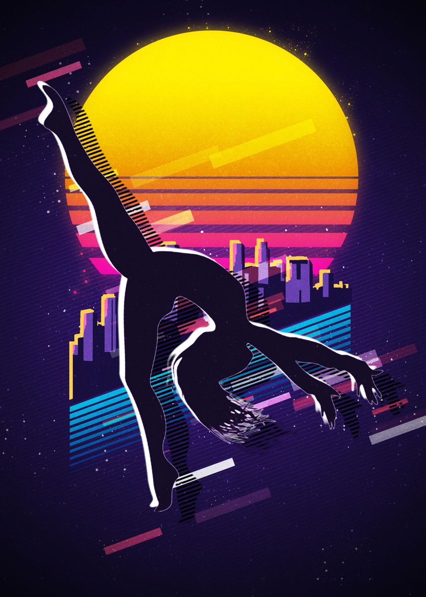 'Modern dance' Poster, picture, metal print, paint by copeland | Displate